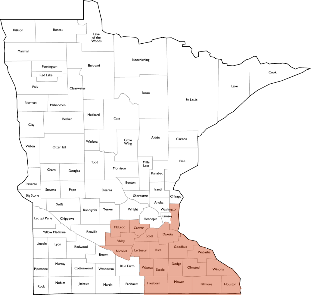 mn-southeast-district-map - General Federation of Women's Clubs Minnesota