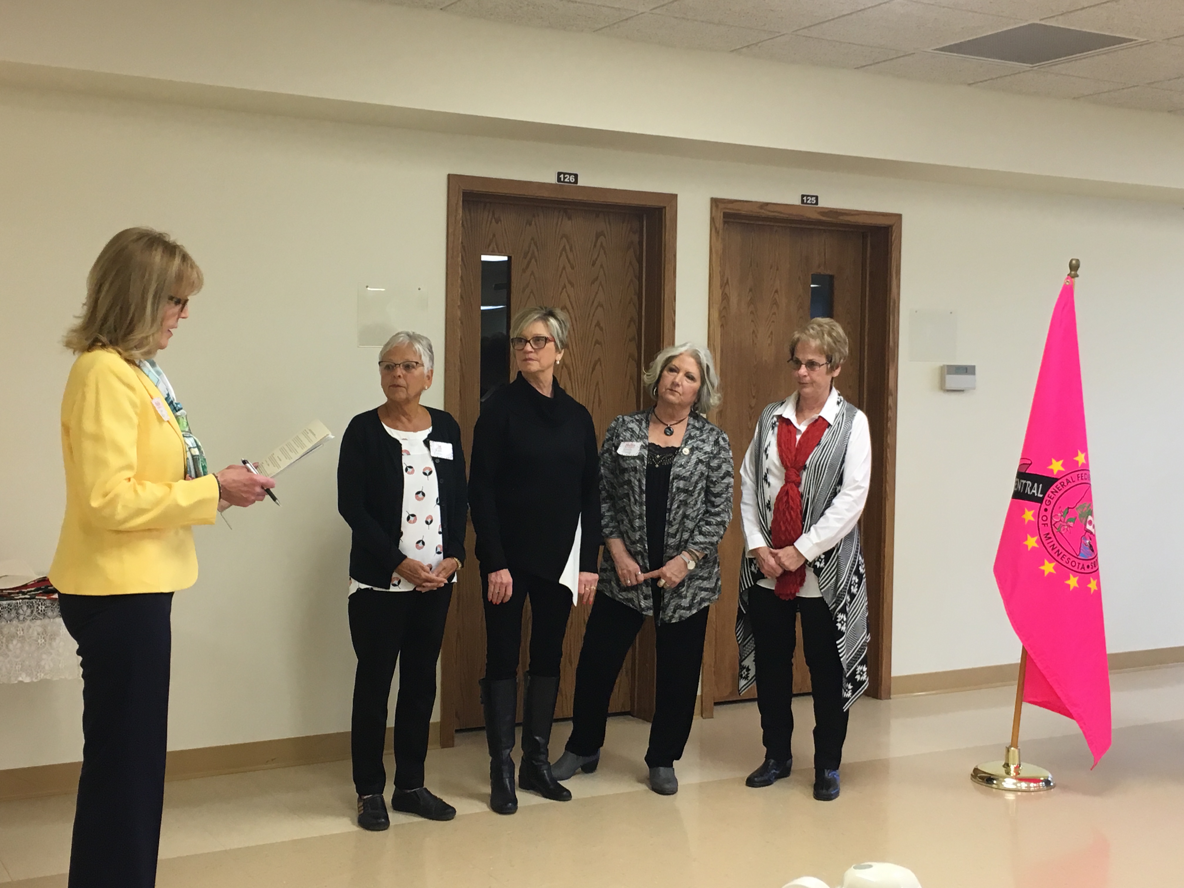 officer installation - General Federation of Women's Clubs Minnesota